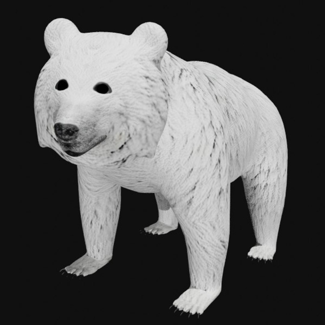 3D Bear Nature - TurboSquid 1653937