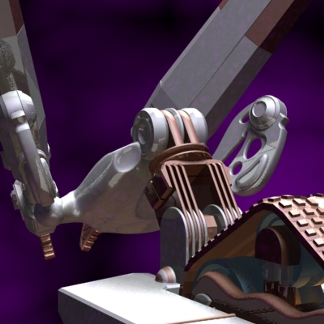 3d Model Robot Flight Mining