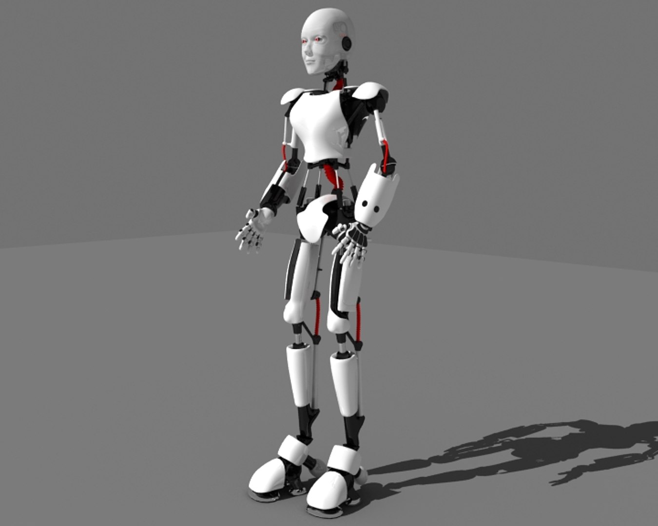 3d Robot Android Model