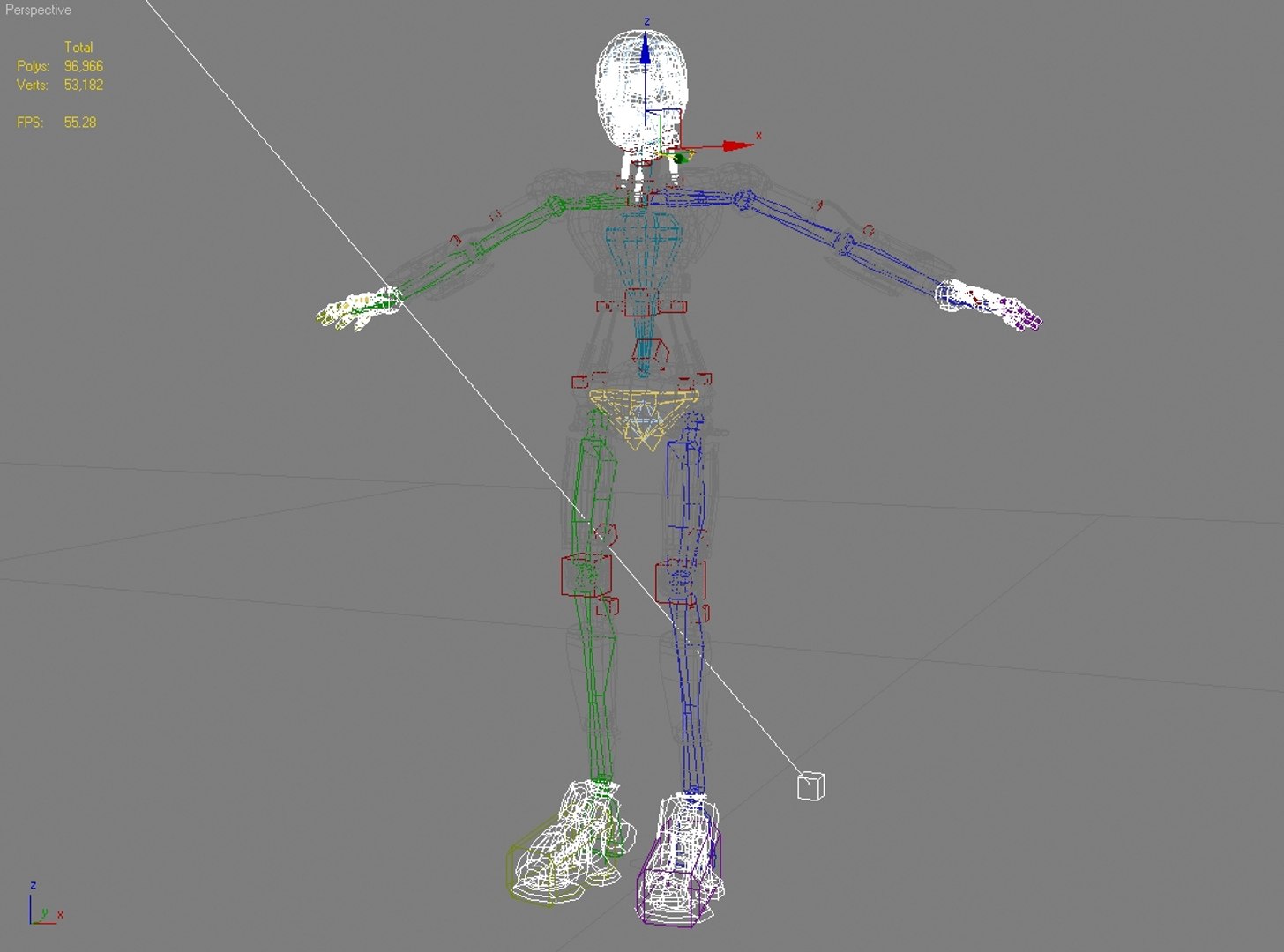 3d Robot Android Model