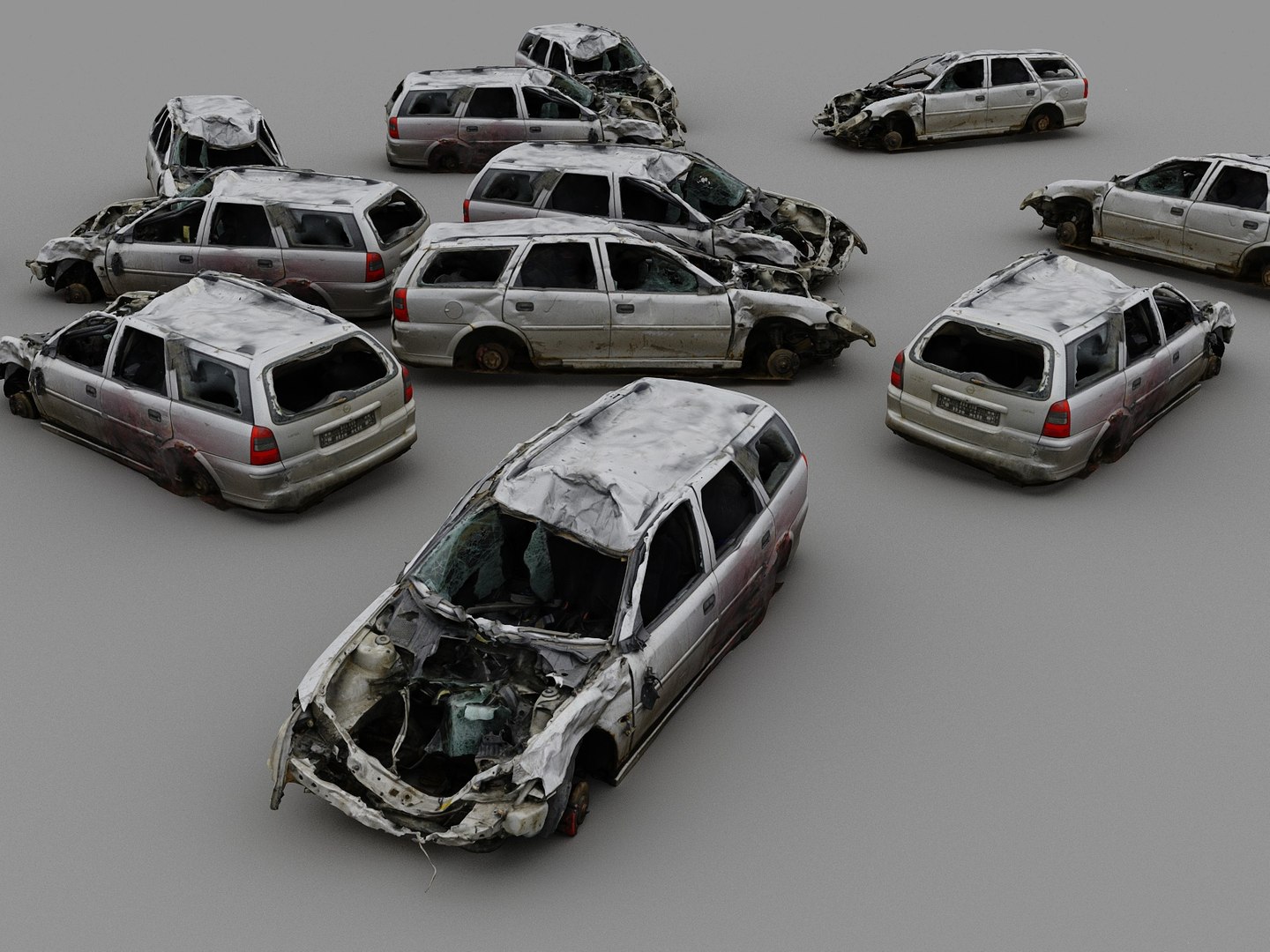 3D Model Car Wreck 16k - TurboSquid 1391177