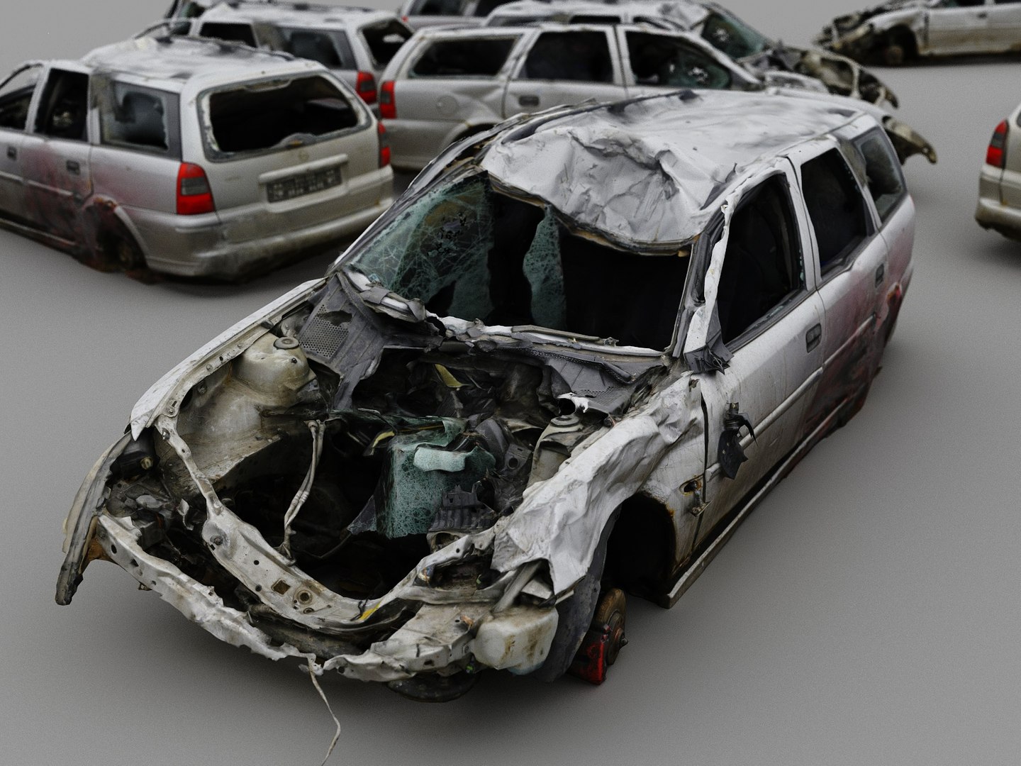 3D Model Car Wreck 16k - TurboSquid 1391177
