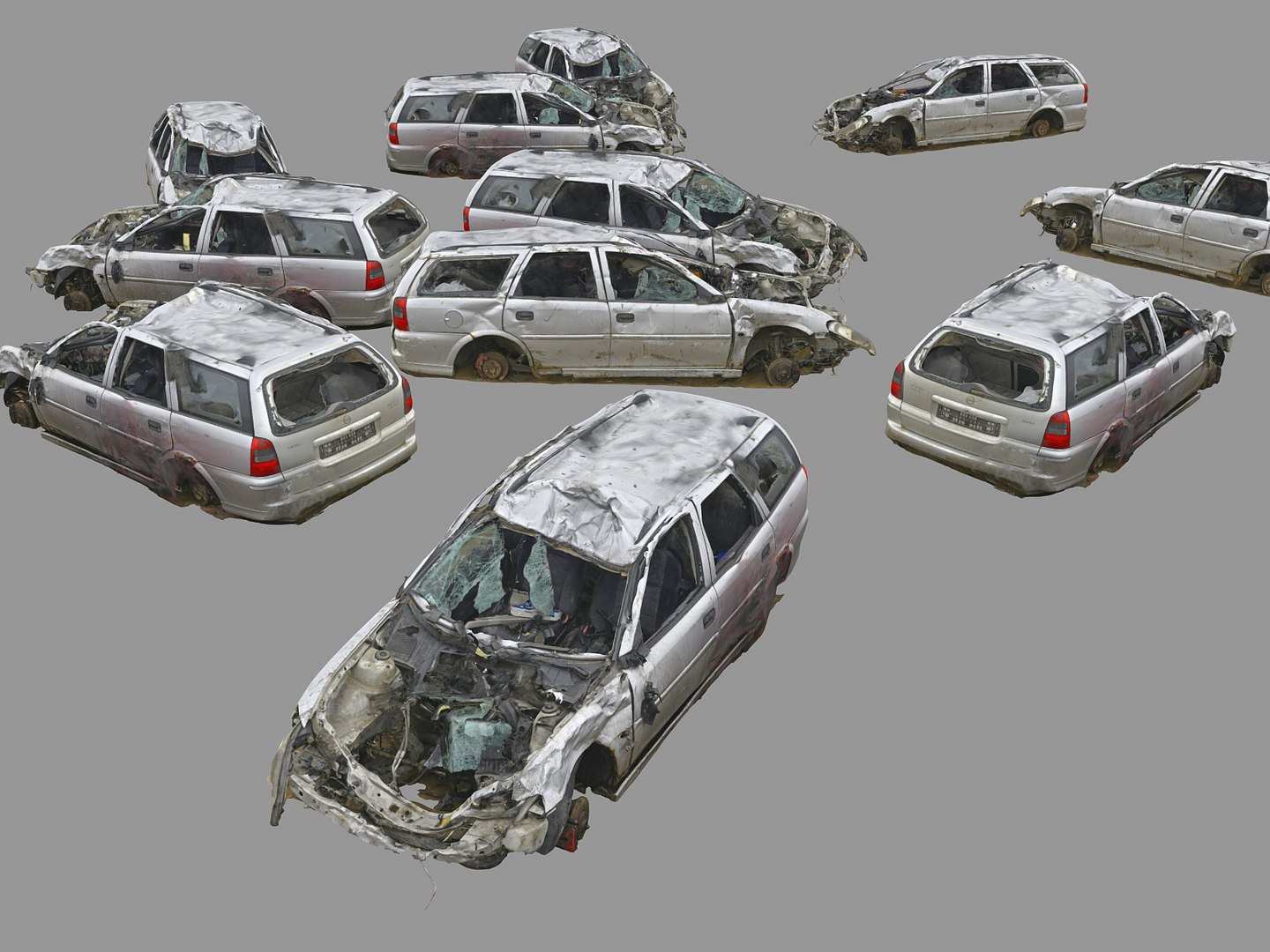 3D Model Car Wreck 16k - TurboSquid 1391177