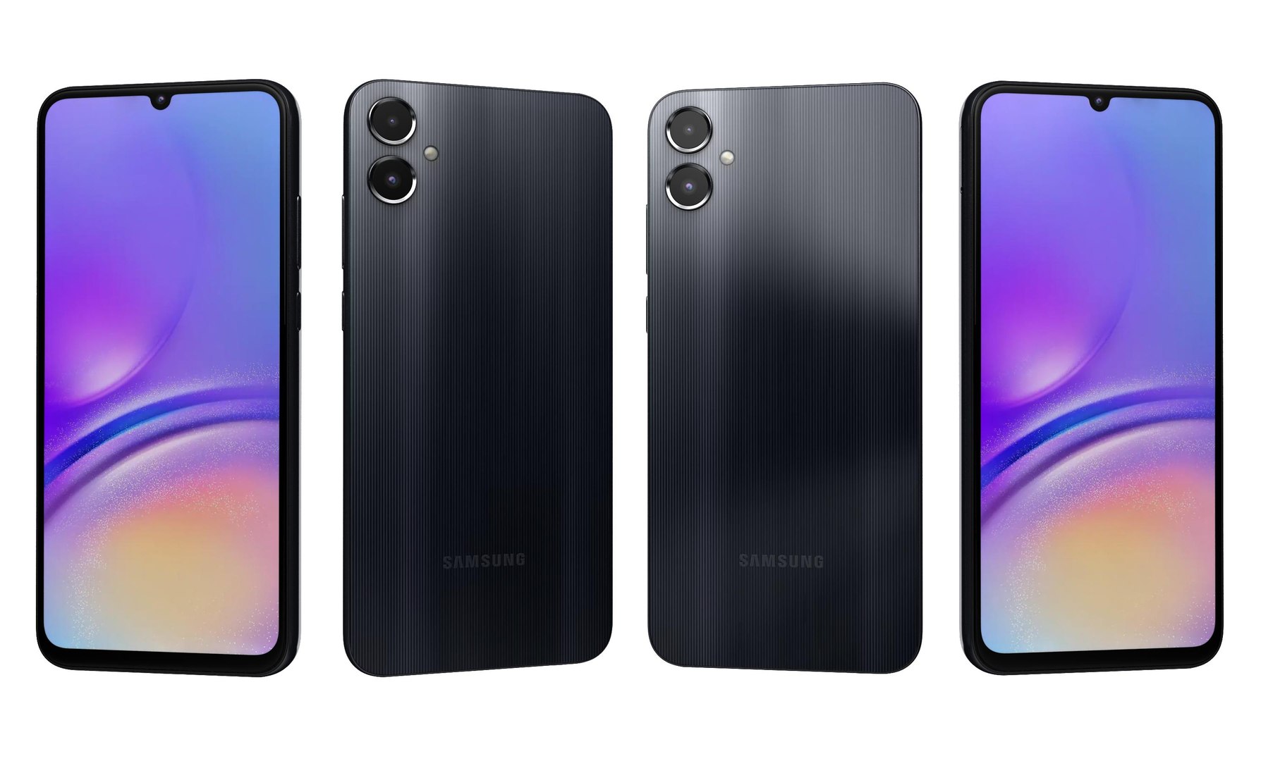 3D Samsung Galaxy A05 Black Model - TurboSquid 2133482