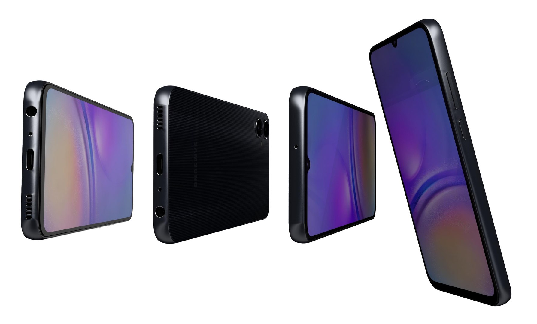 3D Samsung Galaxy A05 Black Model - TurboSquid 2133482