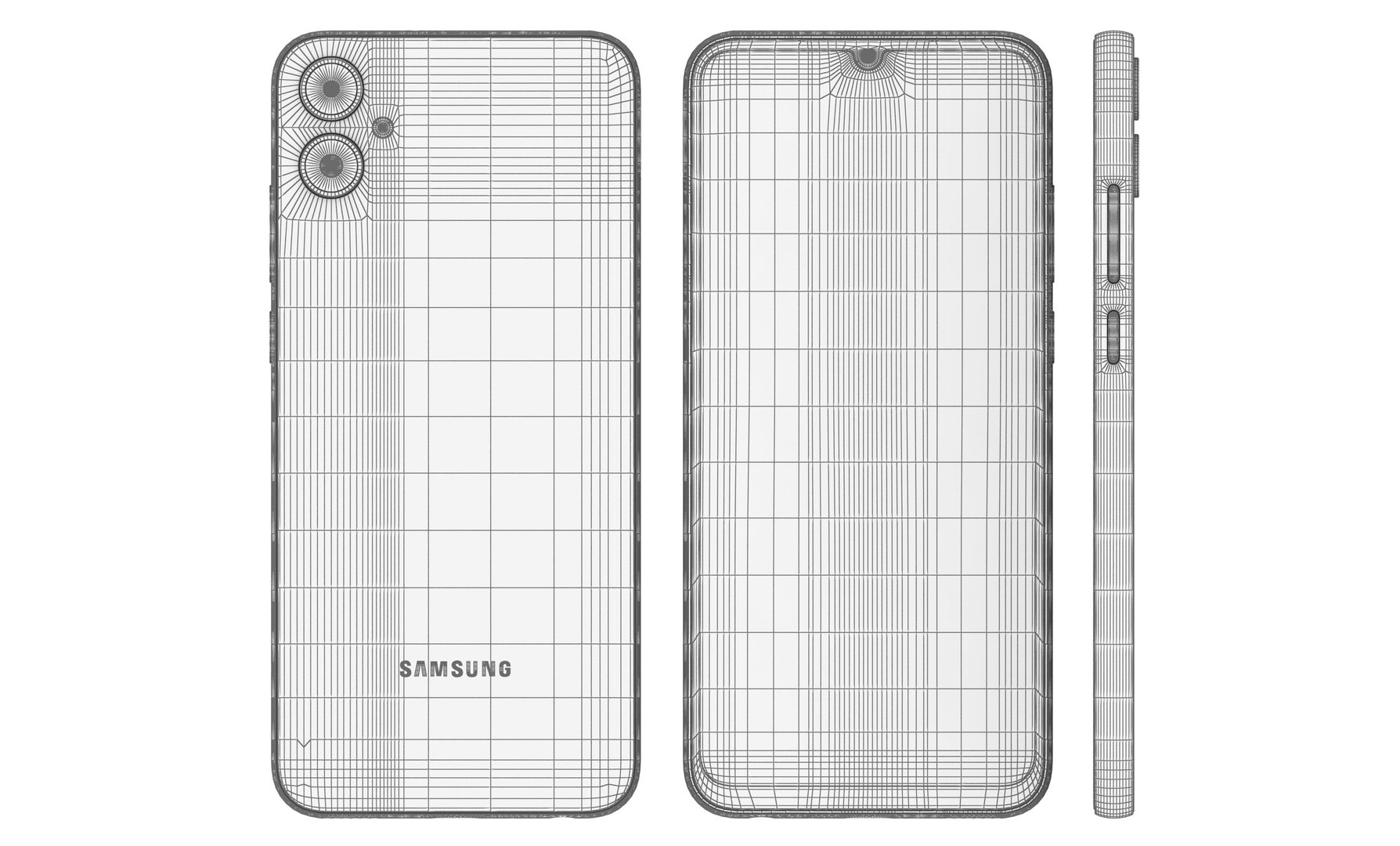 3D Samsung Galaxy A05 Black Model - TurboSquid 2133482