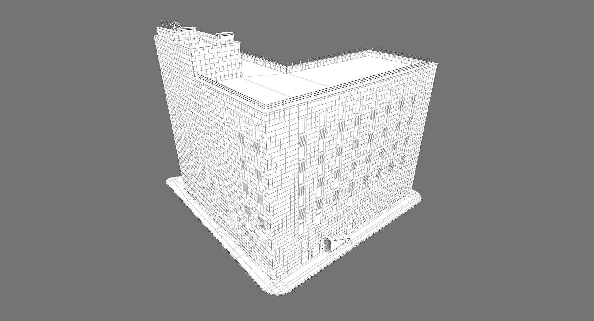 Building Office 3d Max