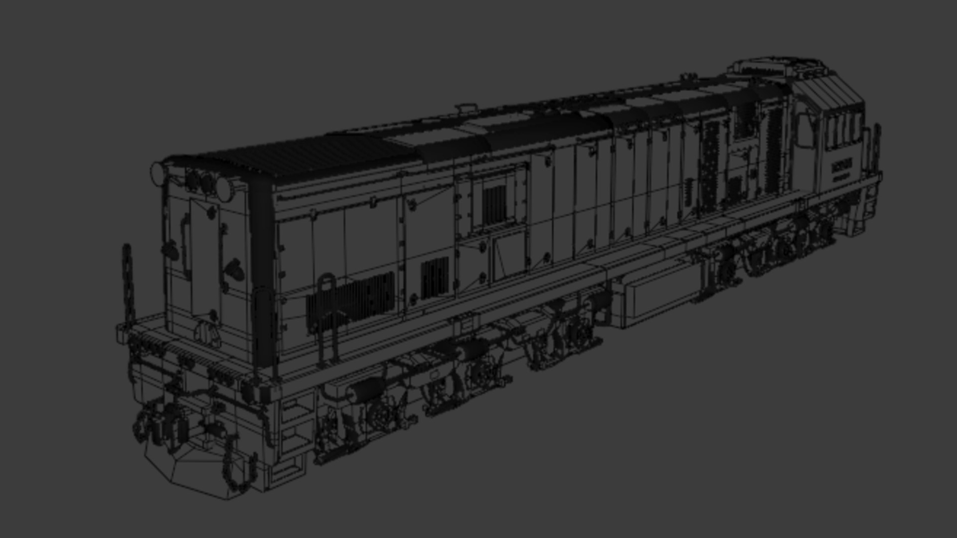 GE U18C Indonesian Locomotive 3D Model - TurboSquid 2125384