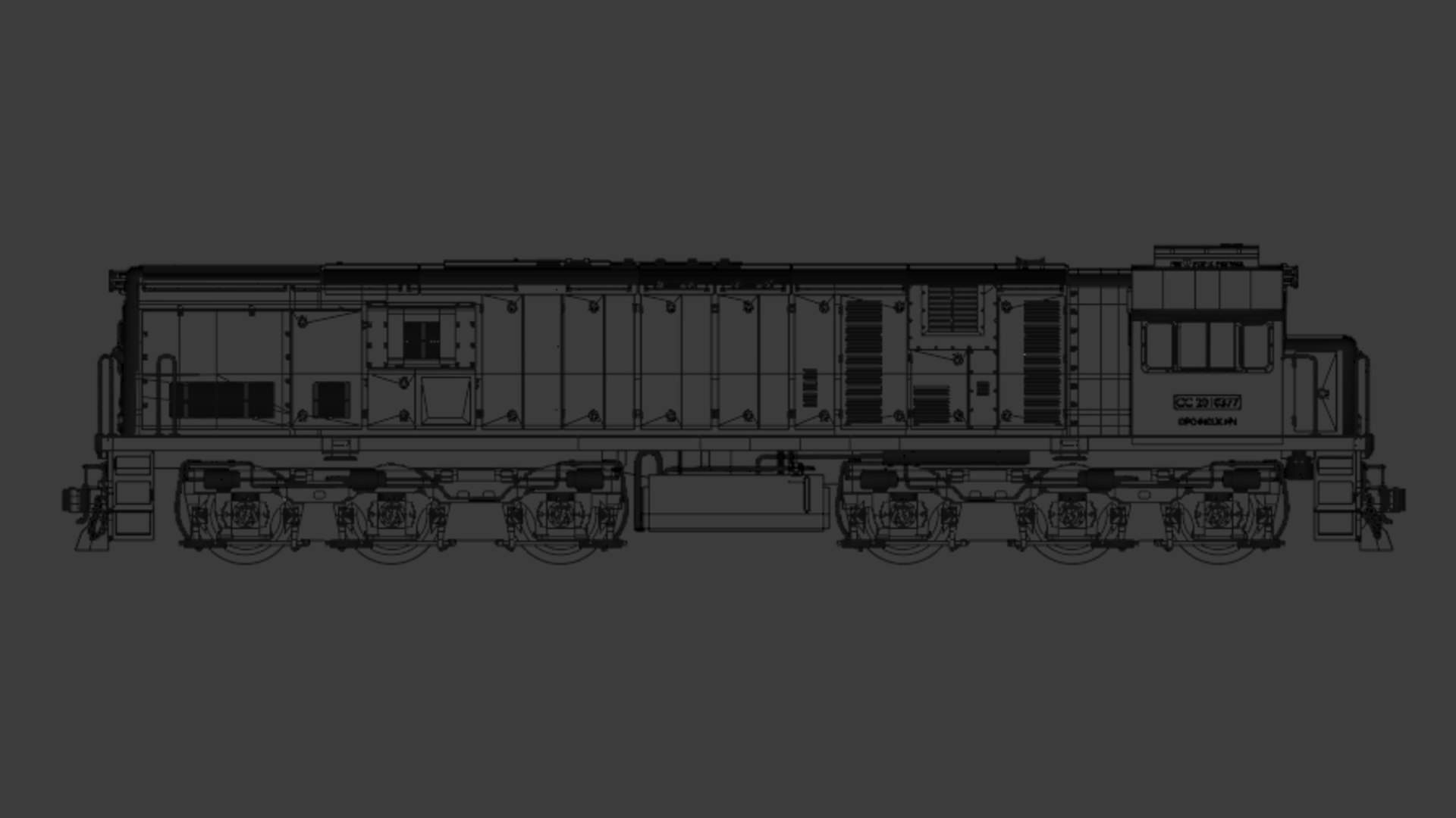 GE U18C Indonesian Locomotive 3D Model - TurboSquid 2125384