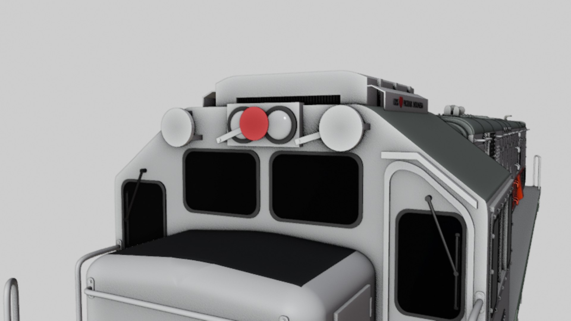 GE U18C Indonesian Locomotive 3D Model - TurboSquid 2125384