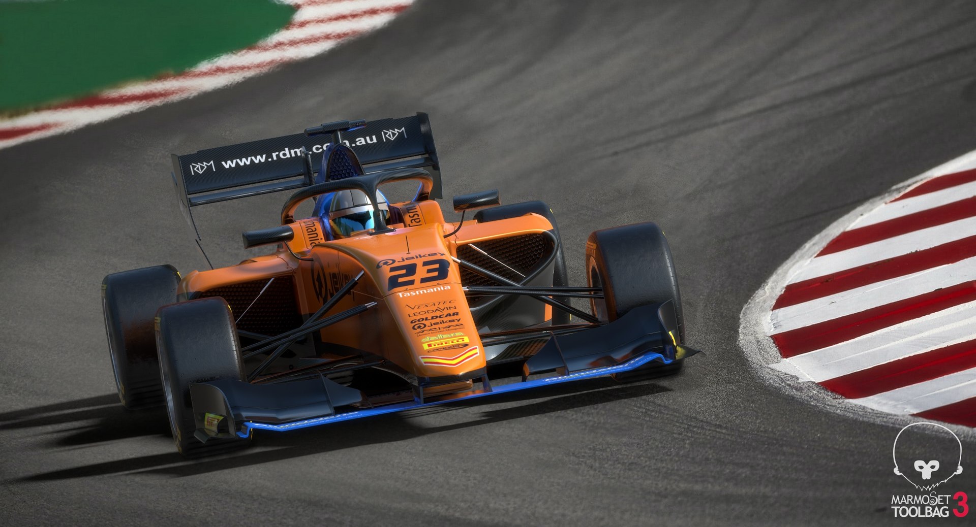 3D campos racing dallara f3 - TurboSquid 1609199