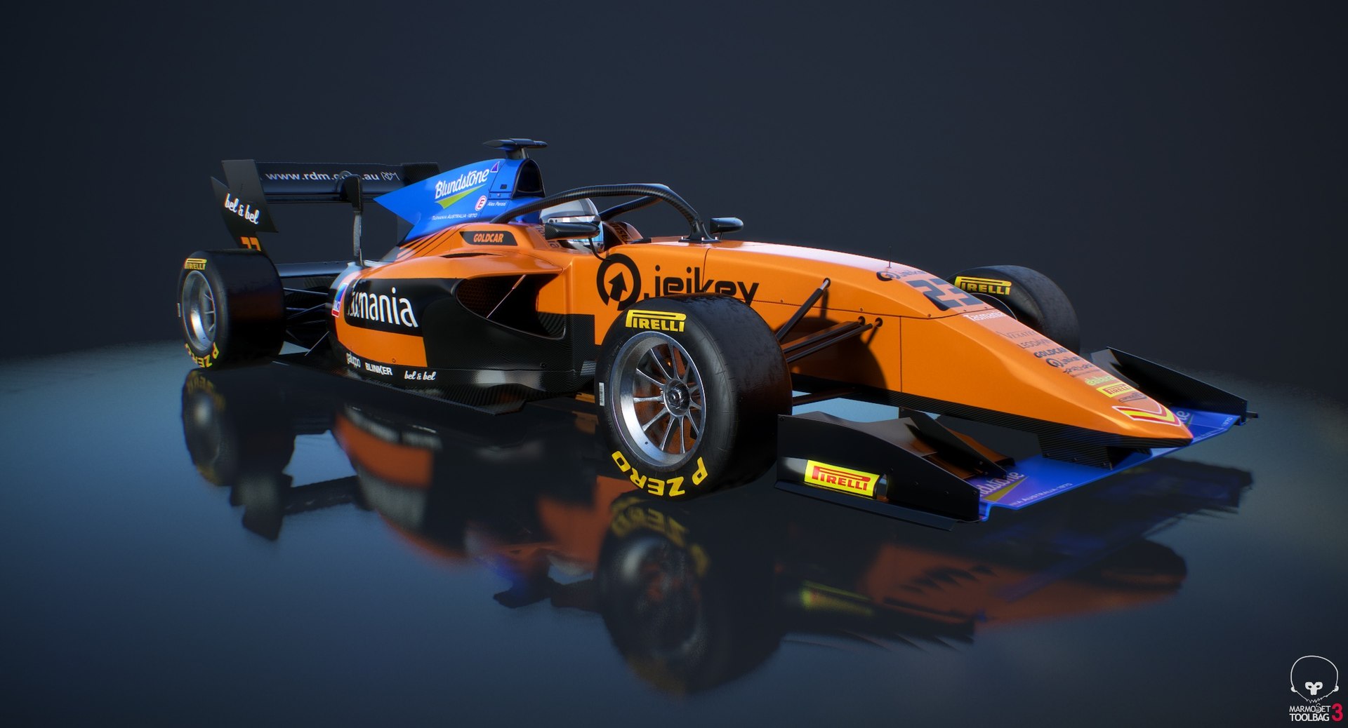 3D campos racing dallara f3 - TurboSquid 1609199