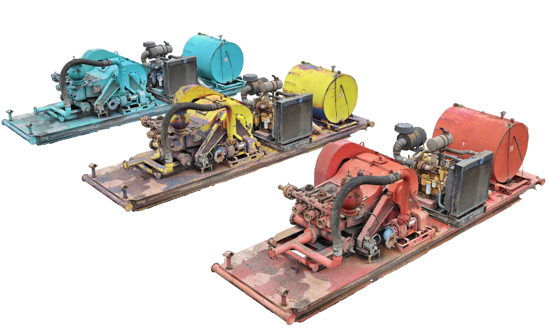 3D Pumping Station Pack model - TurboSquid 1790549