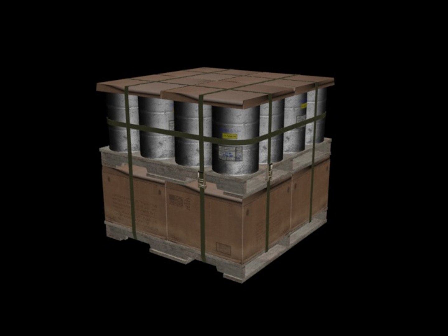 3D Model Airport Cargo Pack 11 - TurboSquid 1320532
