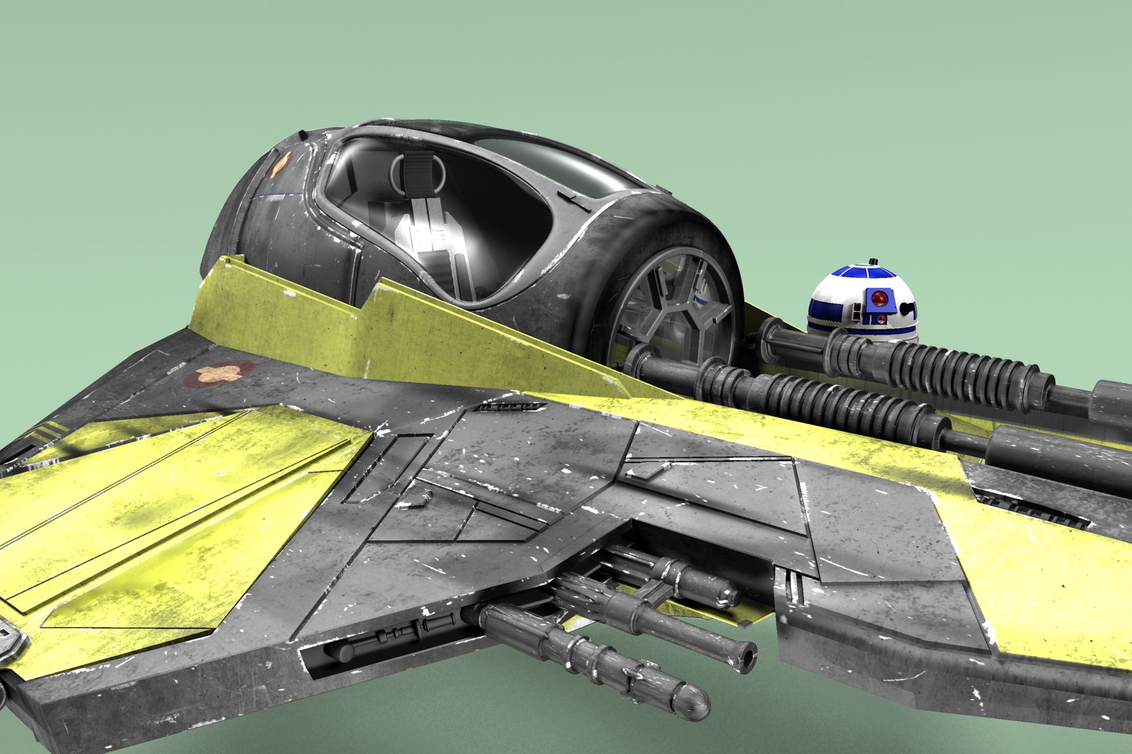 Anakin S Jedi Starfighter 3D - TurboSquid 1625035
