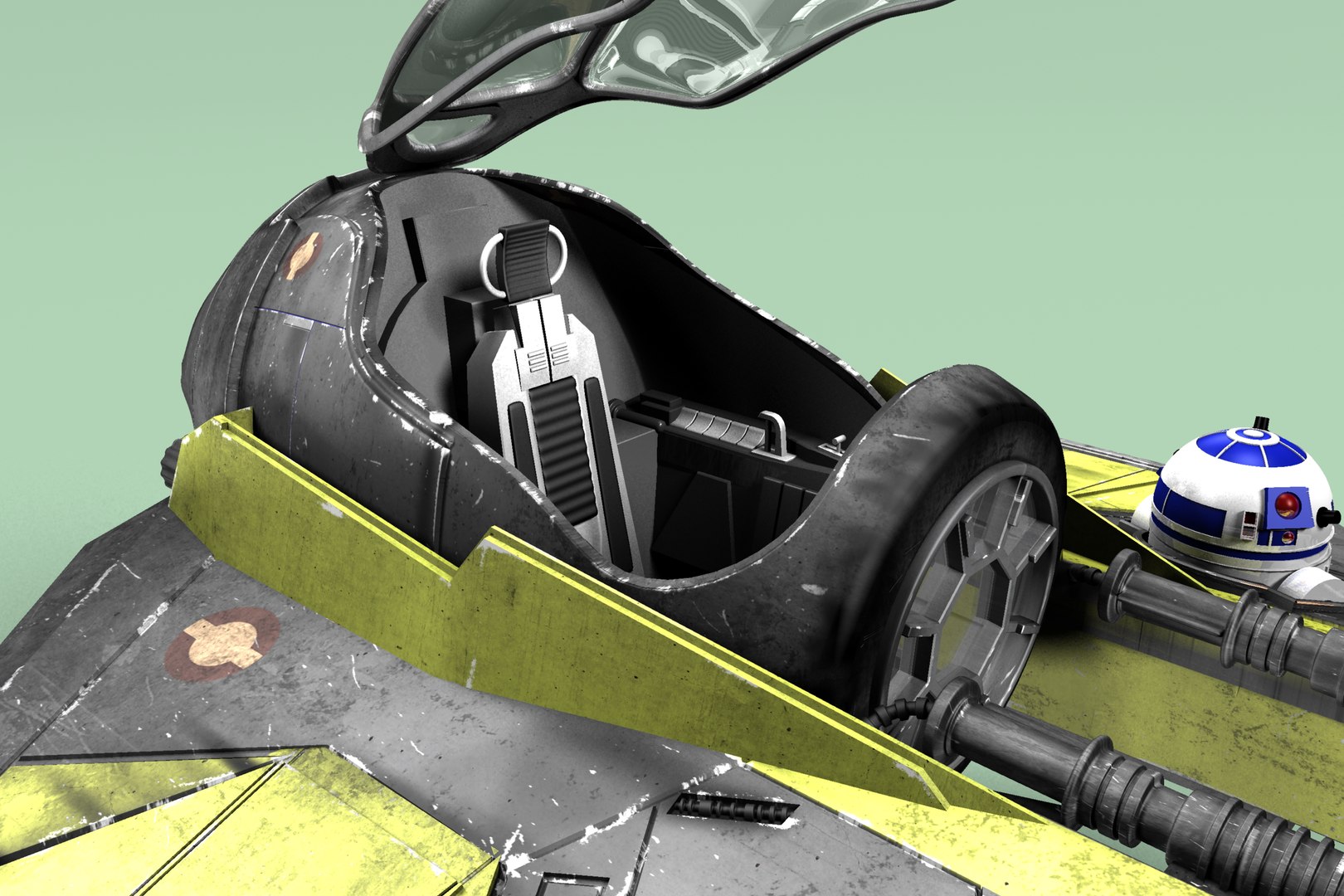 Anakin S Jedi Starfighter 3D - TurboSquid 1625035