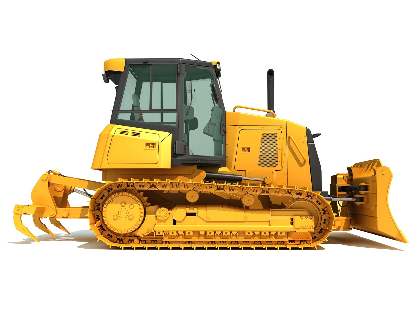3D Model Bulldozer Dozer - TurboSquid 1375796