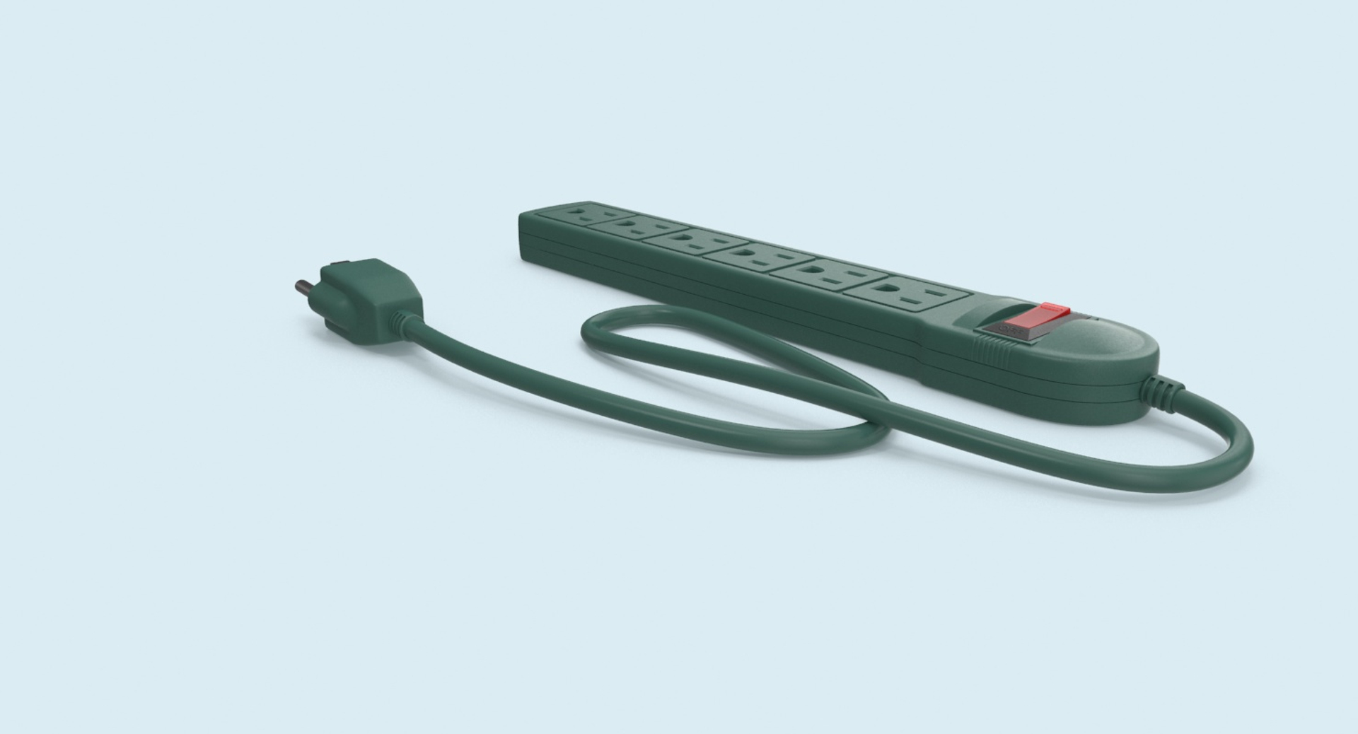 3d Power Strip Model