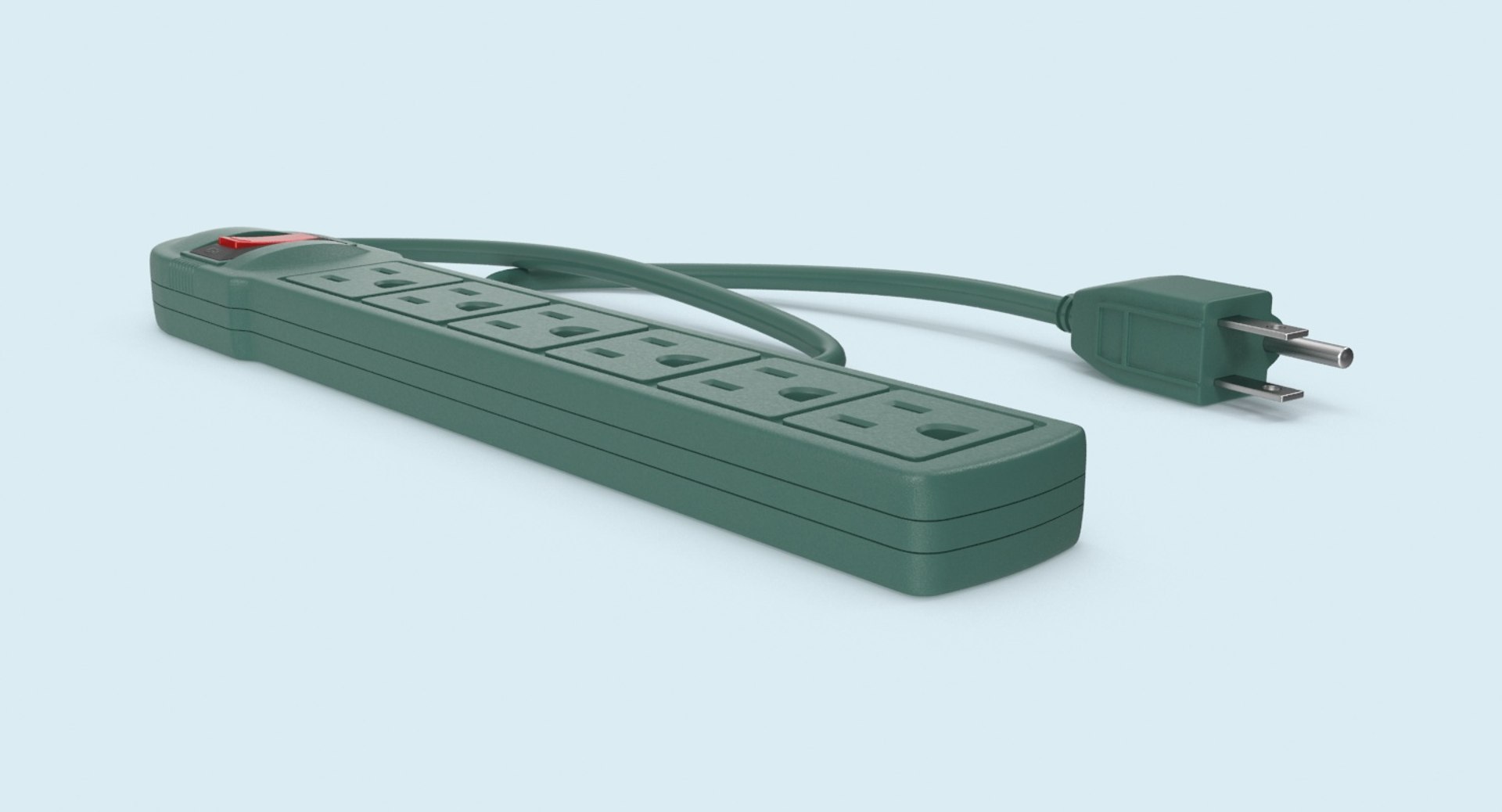 3d Power Strip Model
