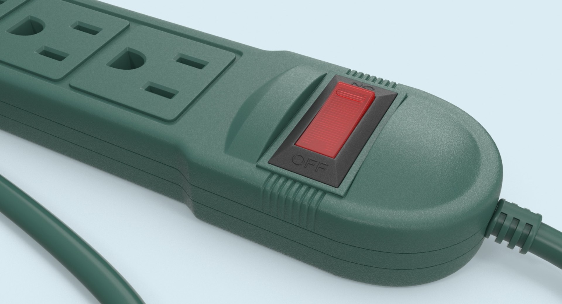 3d Power Strip Model
