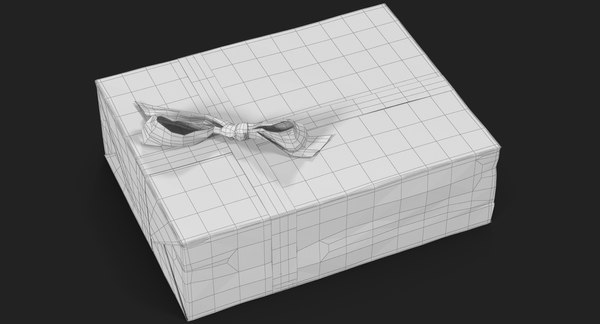 3D gift box paper model - TurboSquid 1204915
