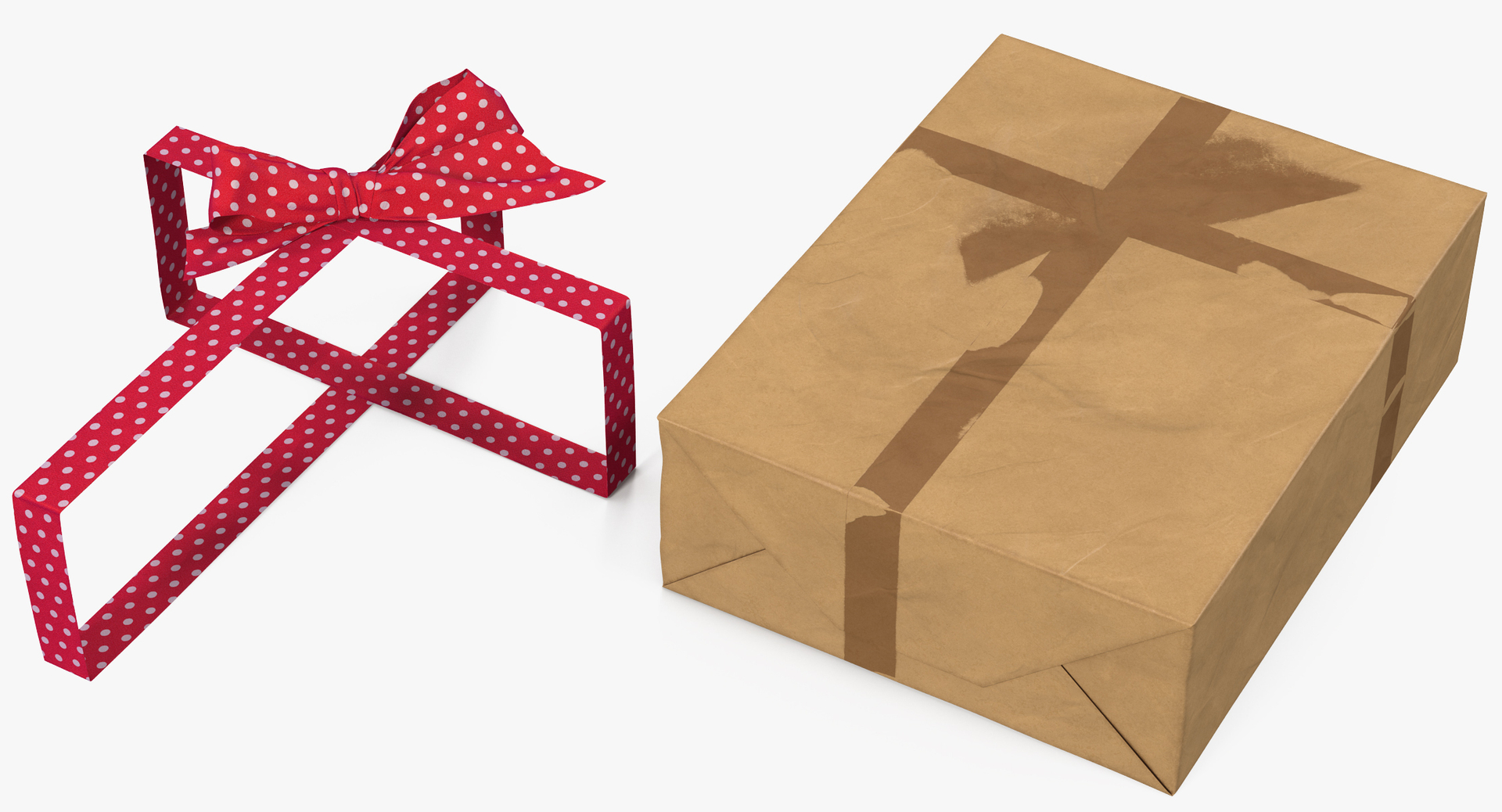 3D gift box paper model - TurboSquid 1204915