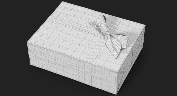 3D gift box paper model - TurboSquid 1204915
