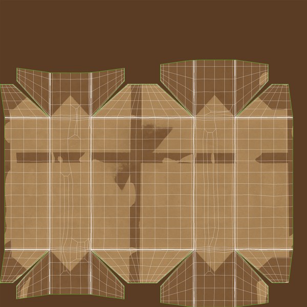 3D gift box paper model - TurboSquid 1204915