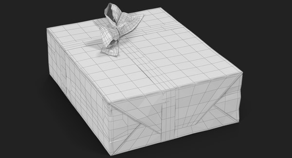 3D gift box paper model - TurboSquid 1204915