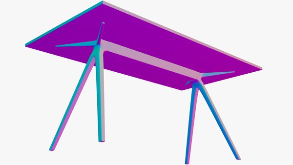 modelo 3d Baguette Table - TurboSquid 2021045
