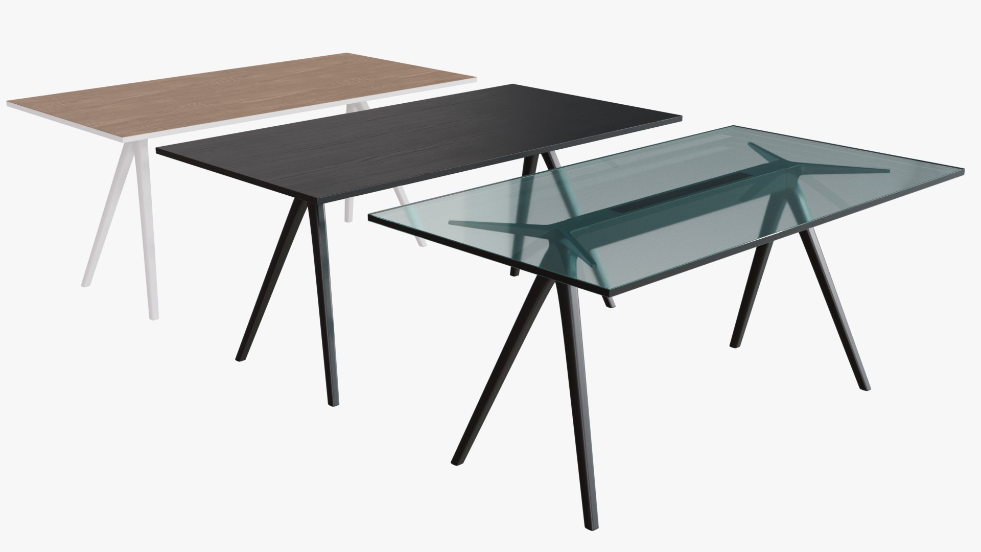 modelo 3d Baguette Table - TurboSquid 2021045