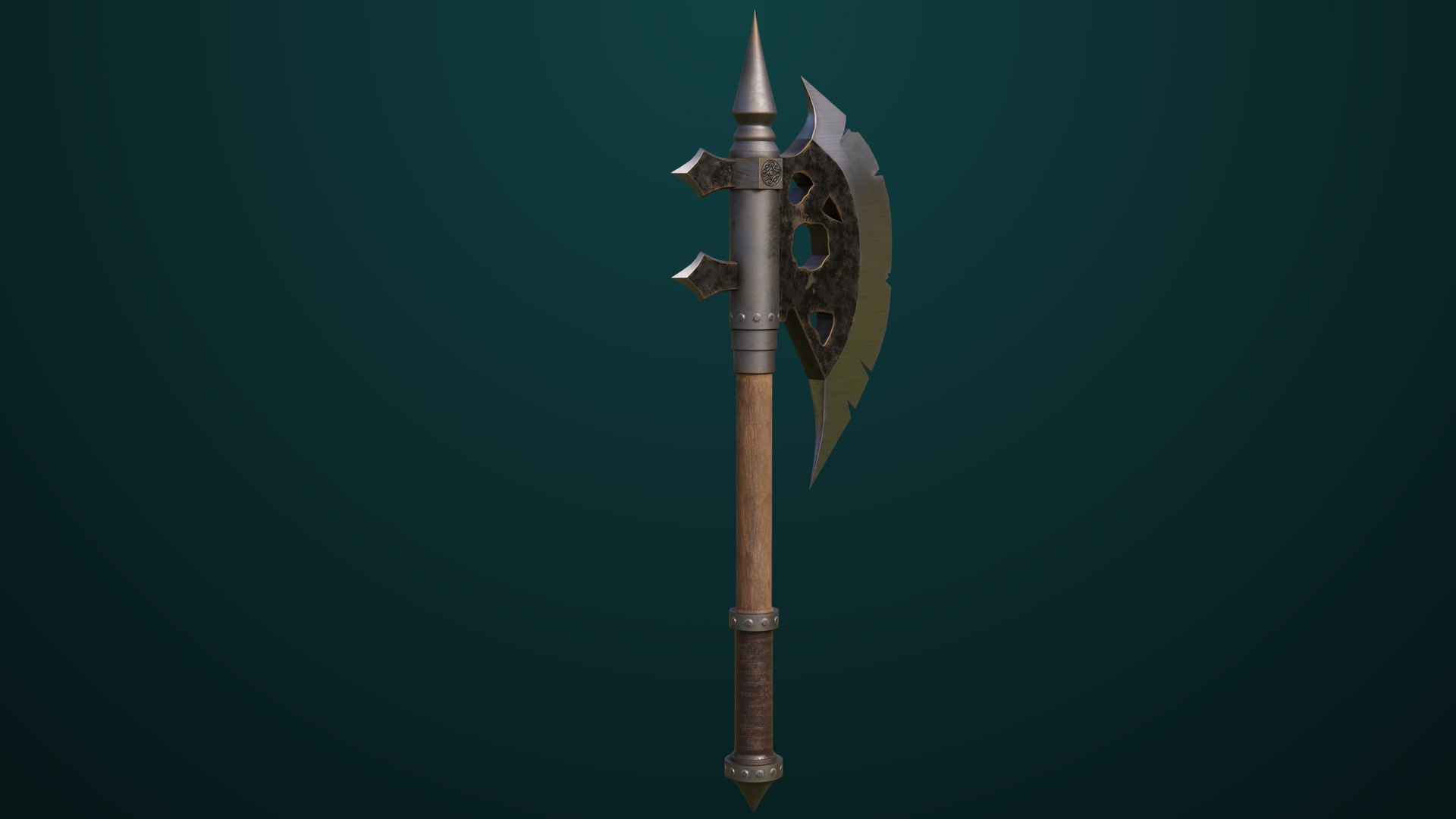 3D Battle Axe 16 All PBR Unity UE Textures - TurboSquid 2063550