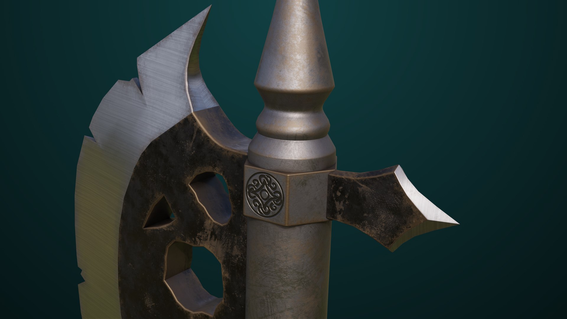 3D Battle Axe 16 All PBR Unity UE Textures - TurboSquid 2063550