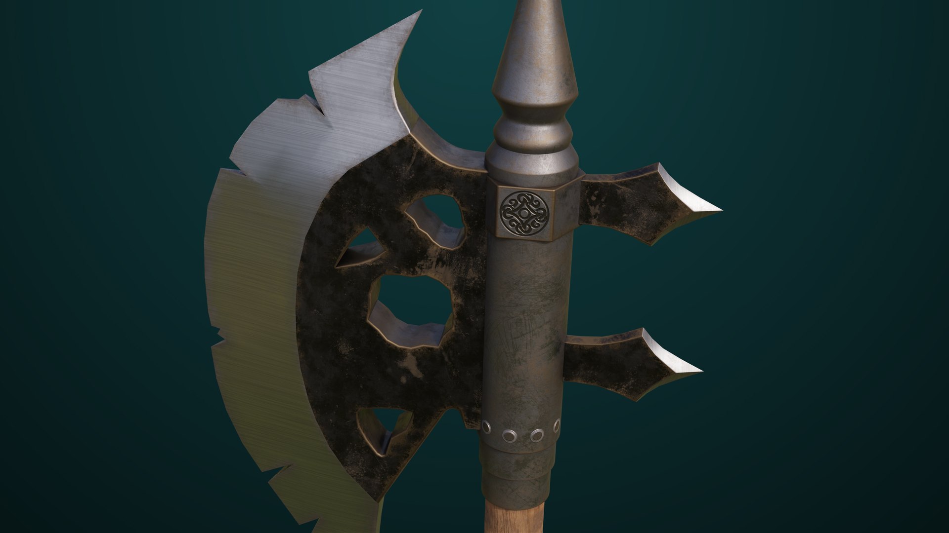 3D Battle Axe 16 All PBR Unity UE Textures - TurboSquid 2063550