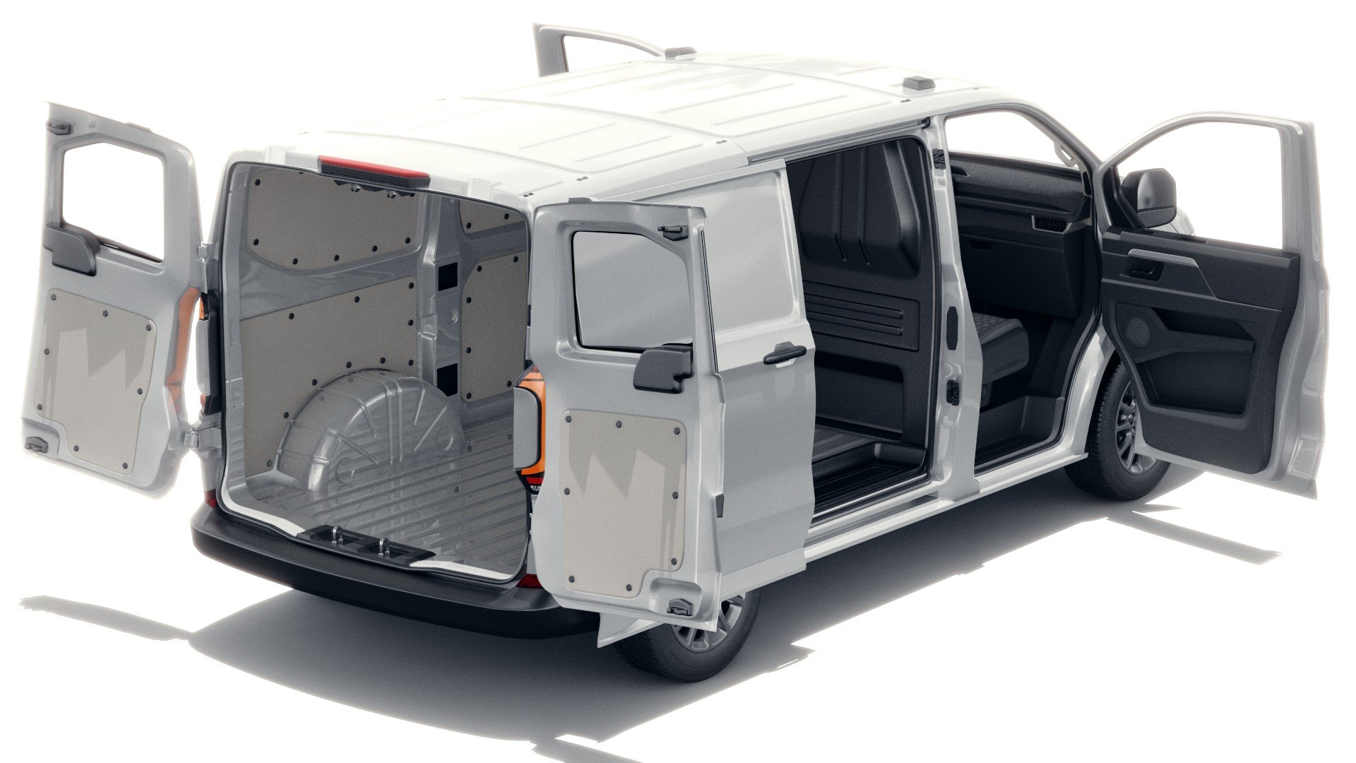 Volkswagen Transporter T7 Panel Van With Interior 3D Model - TurboSquid ...