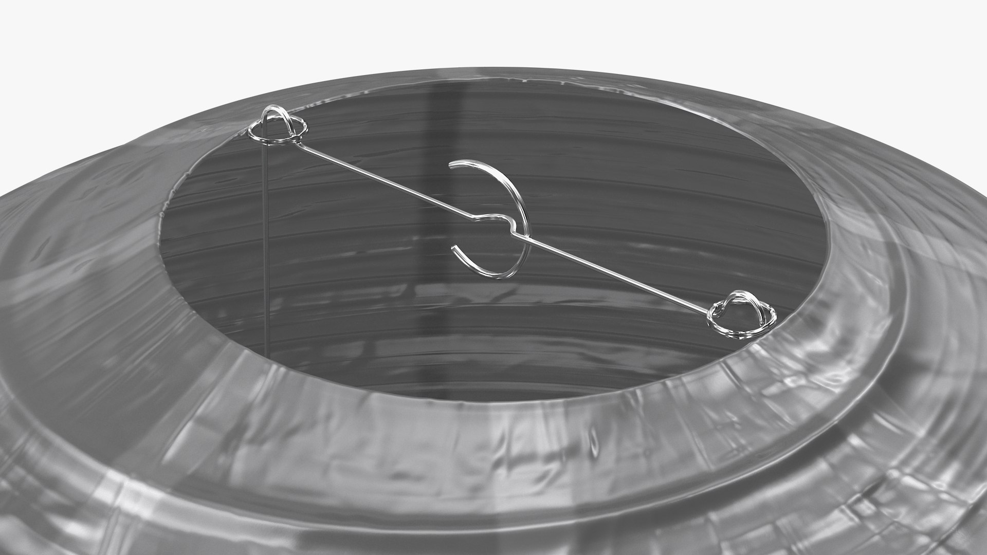 Round Paper Lantern Grey 3D Model - TurboSquid 1901492