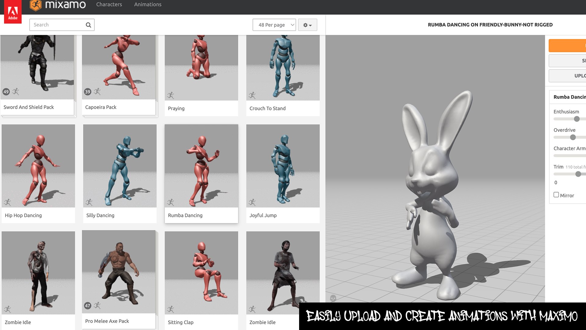 3D Model Friendly Bunny Animated Rigged - TurboSquid 2360449