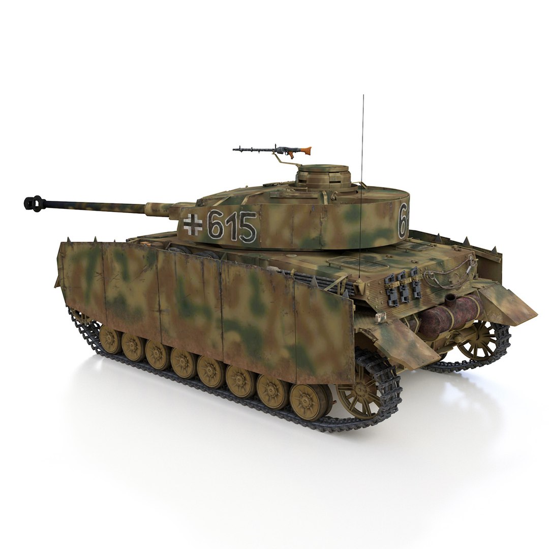 Panzer Iv Pzkpfw Model - TurboSquid 1285505