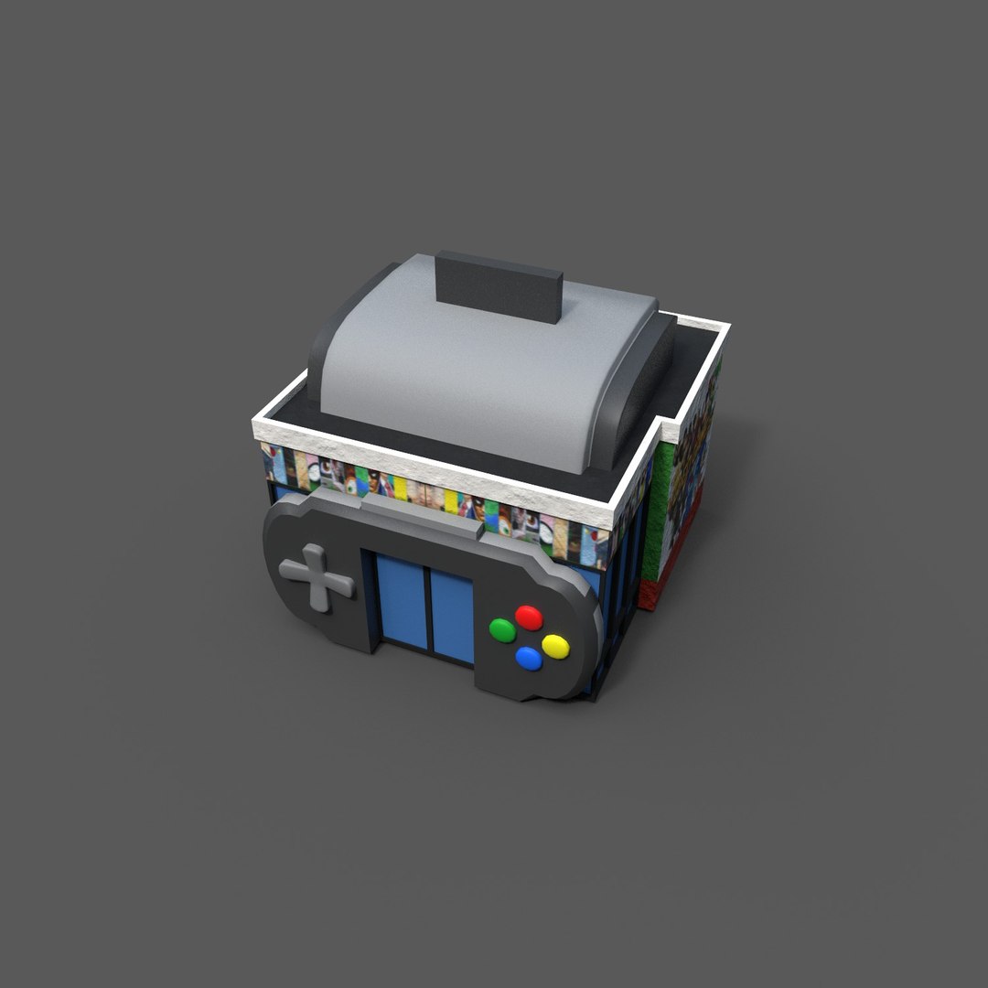 3D model video games store - TurboSquid 1234789