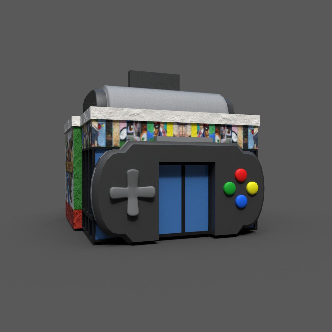 3D model video games store - TurboSquid 1234789