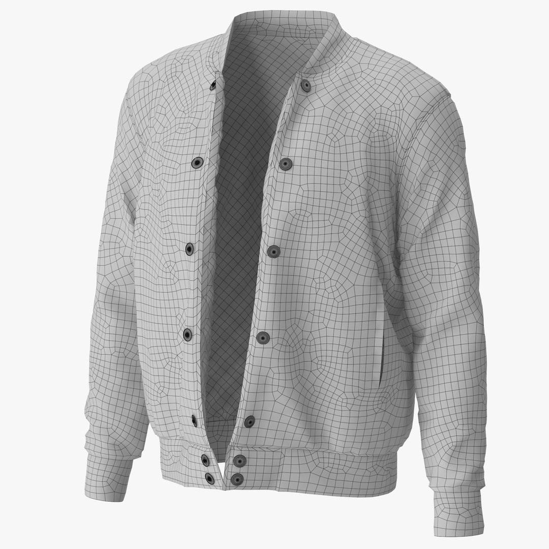 Varsity Jacket Model - TurboSquid 1502253