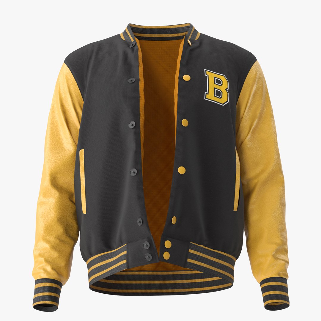 Varsity Jacket Model - TurboSquid 1502253