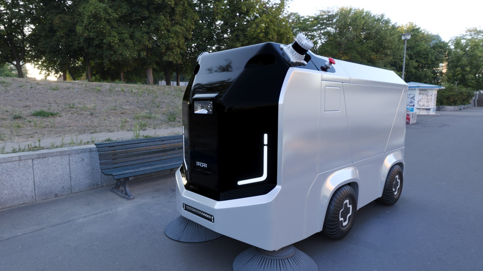 3D Robot Street Cleaner - TurboSquid 2346268