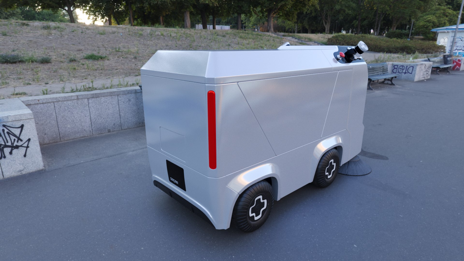 3D Robot Street Cleaner - TurboSquid 2346268