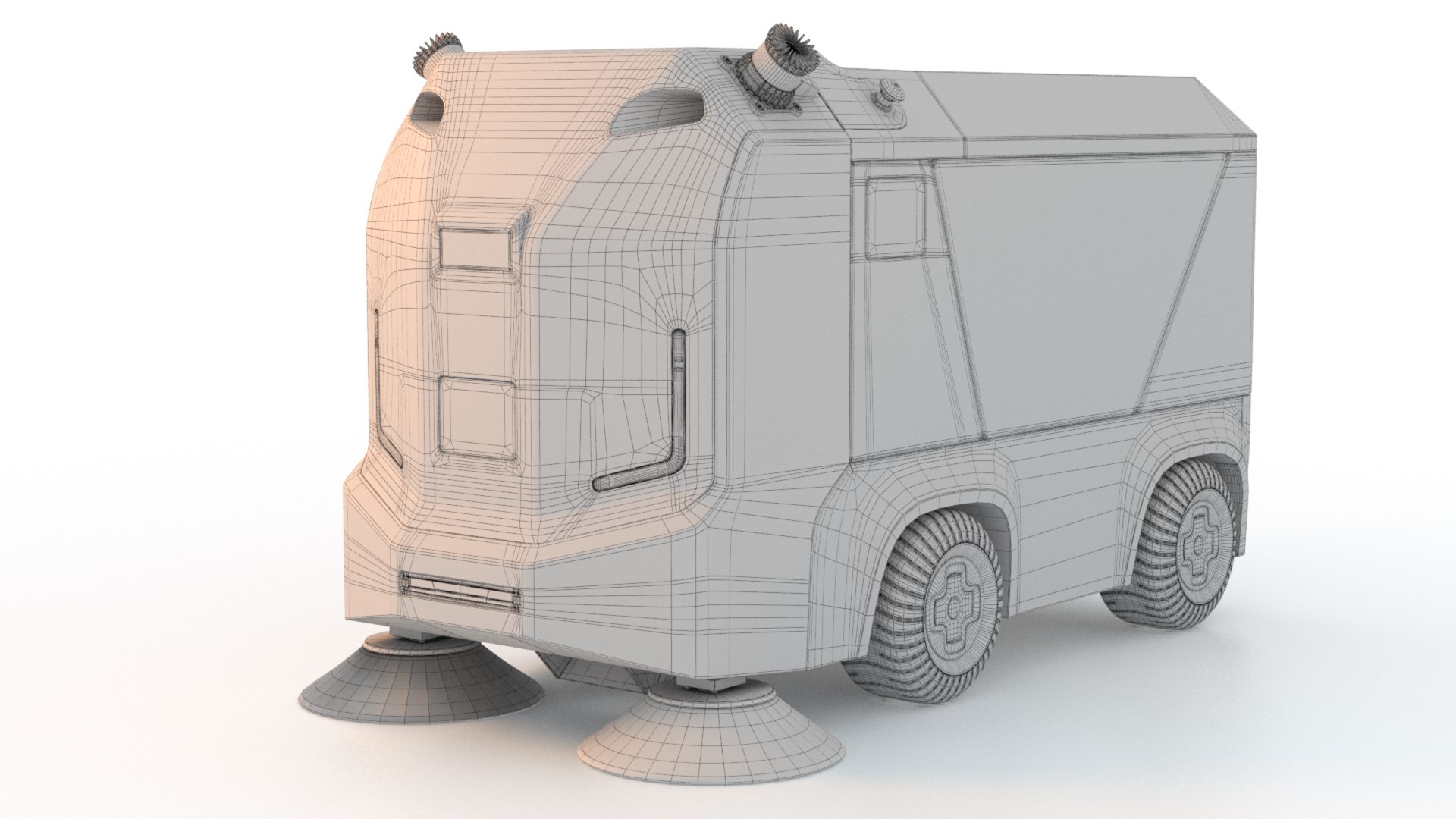 3D Robot Street Cleaner - TurboSquid 2346268