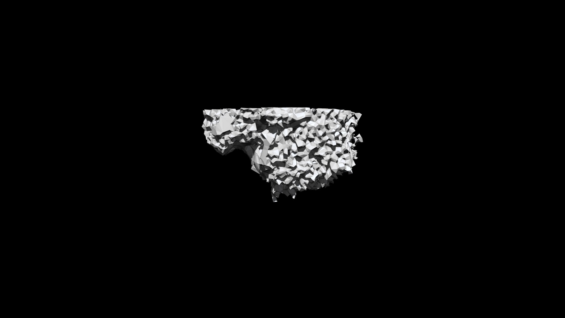 Broccoli Cut 3D CT Scan Model 4 Decimate 10percent 3D Model ...