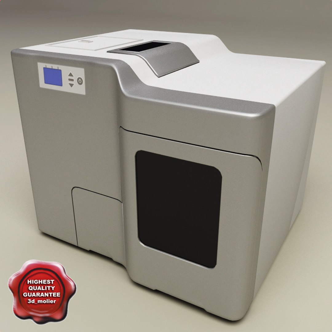 3d Model Of Printer Desktop Factory