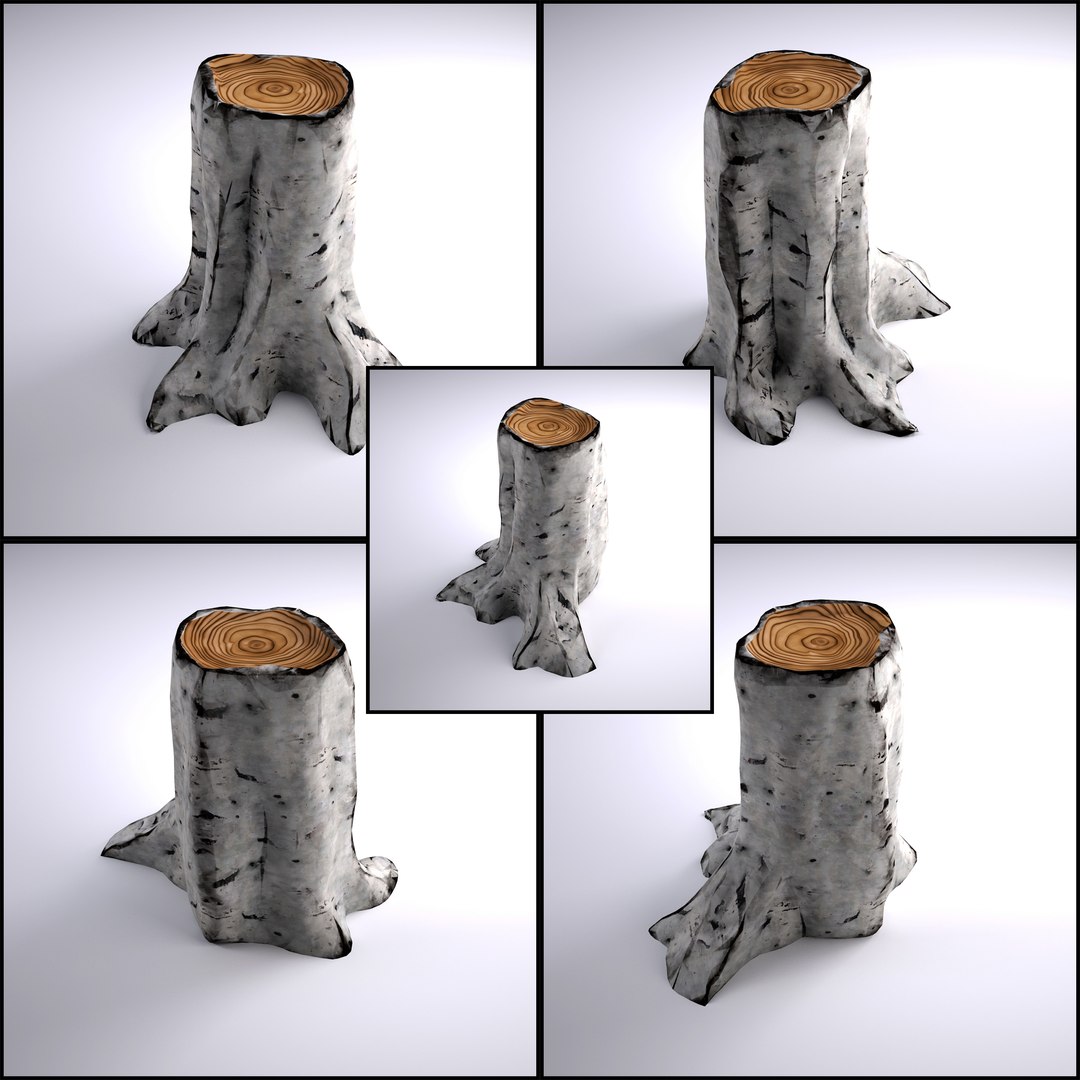 Tree Stump Model - TurboSquid 1359700