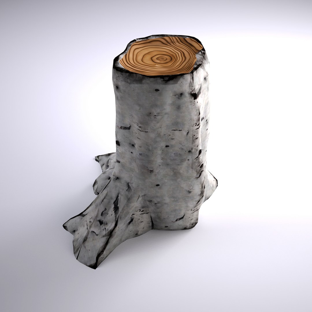 Tree Stump Model - TurboSquid 1359700