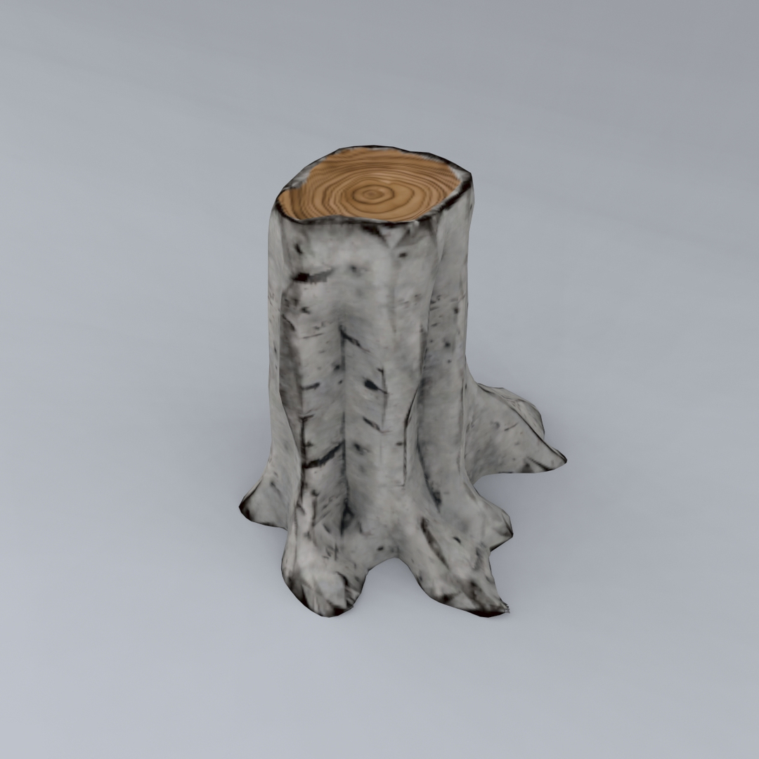 Tree Stump Model - TurboSquid 1359700